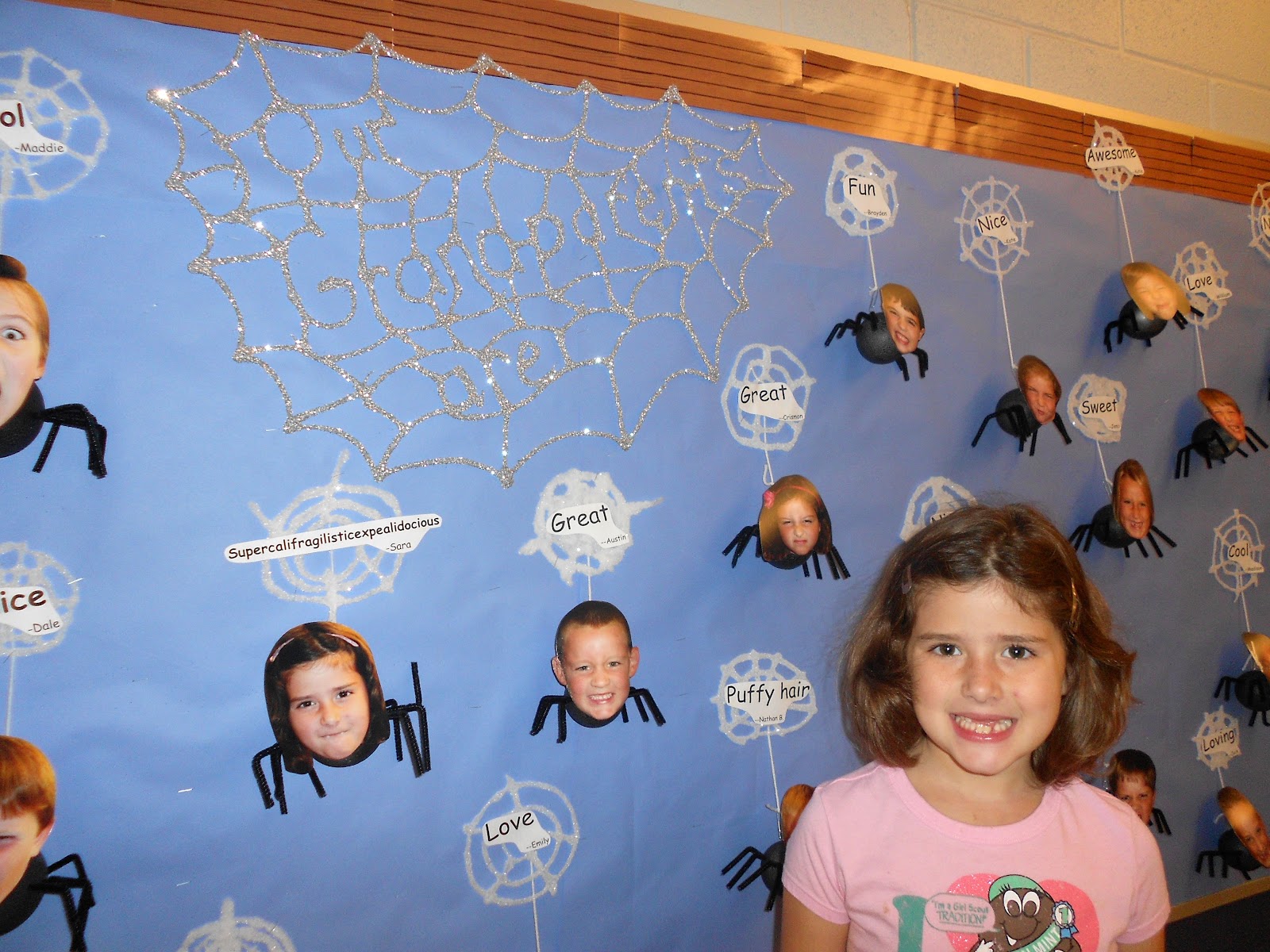 Mrs. Butterfield's First Grade: Grandparents' Day/Halloween Bulletin Board